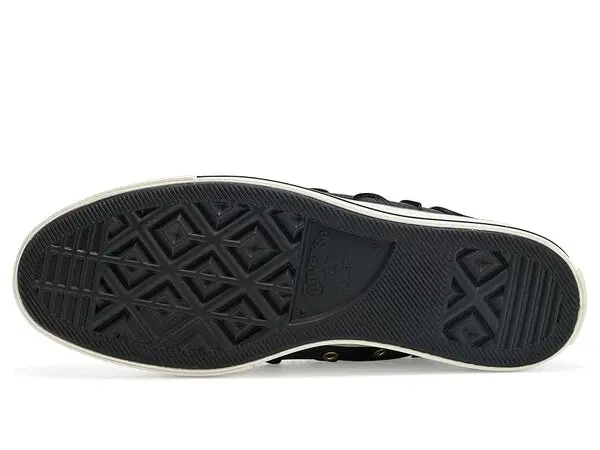 CONVERSE Chuck Taylor All Star Lift Platform Ribbon Low Top Sneakers - Black