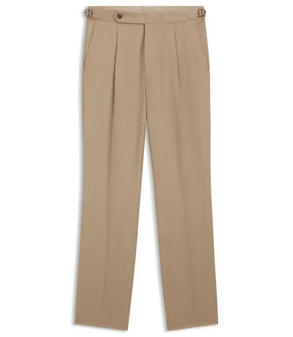 BOSS Tapered-fit Virgin Wool Serge Pants