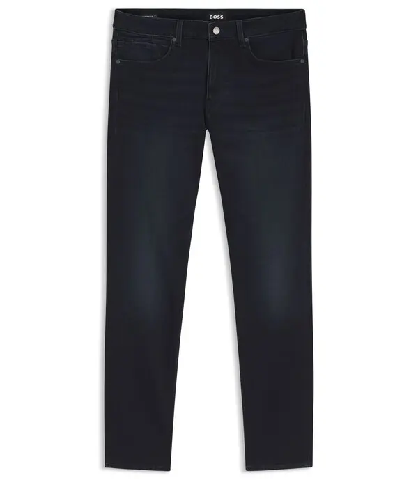 BOSS Delaware Slim-fit Jeans In Knitted Stretch Denim