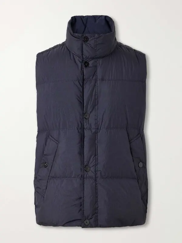 Stone Island Garment-dyed Quilted Shell Gilet