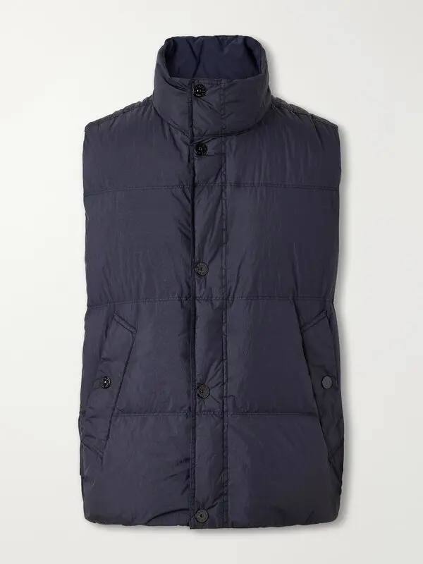 Stone Island Garment-dyed Quilted Shell Gilet
