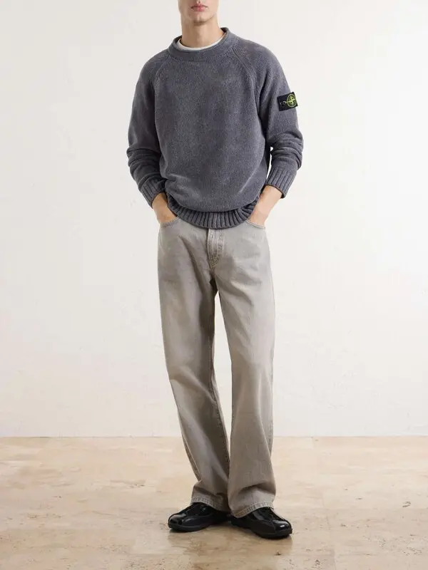 Stone Island Mouliné Cotton-chenille Sweater