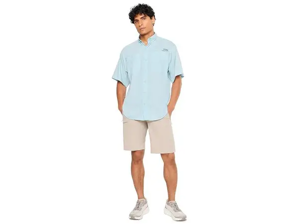 Columbia Pfg Tamiami Ii Short Sleeve Shirt Clothing Marine Light - Blue