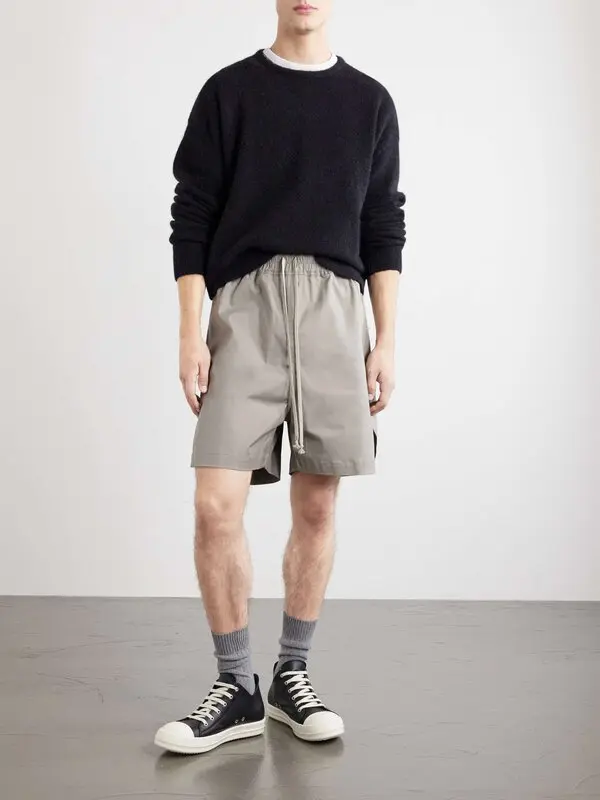 Rick Owens Alpaca Wool-blend Crewneck Sweater