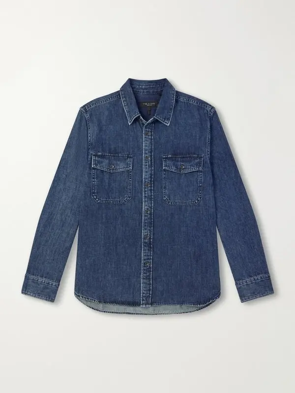 Rag & Bone Denim Shirt - Blue