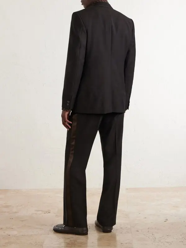 WALES BONNER Alto Virgin Wool Blazer