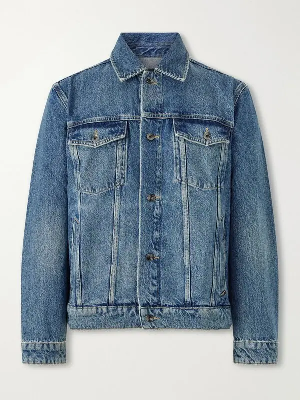 Rag & Bone Denim Trucker Jacket - Blue
