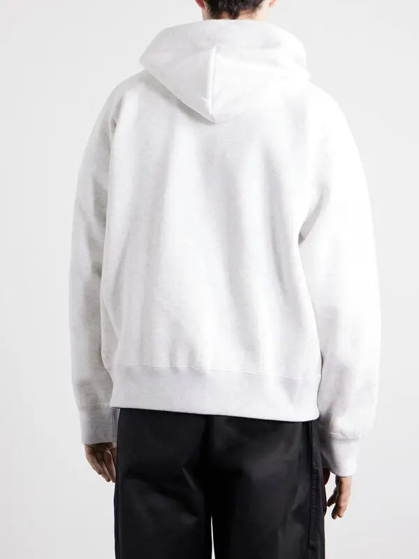Sacai Cotton-jersey Zip-up Hoodie