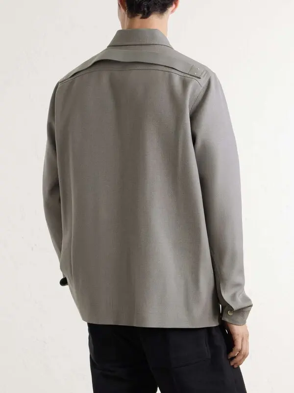 Rick Owens Brad Wool-drill Jacket