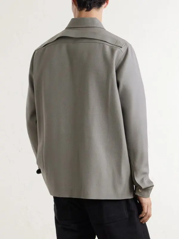 Rick Owens Brad Wool-drill Jacket