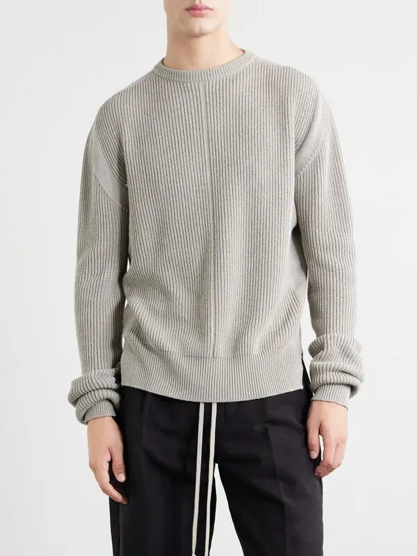 Rick Owens Fisherman Virgin Wool Sweater