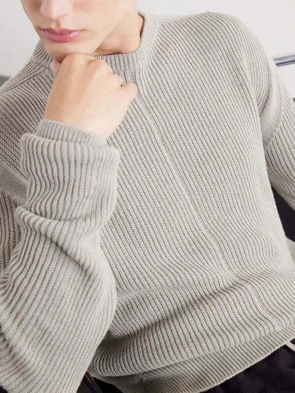 Rick Owens Fisherman Virgin Wool Sweater