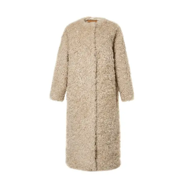 JAKKE Cream Teddy Coat