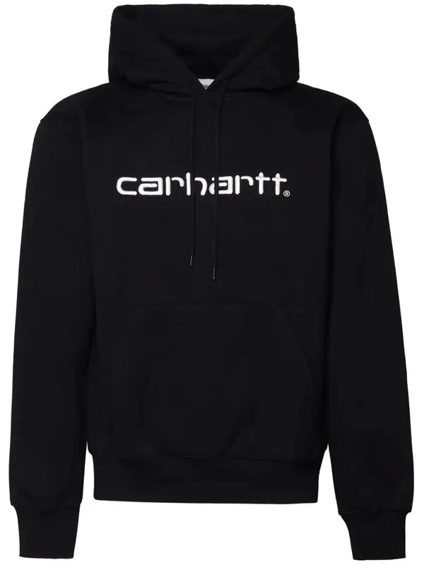 Carhartt Work In Progress Logo Cotton Hoodie