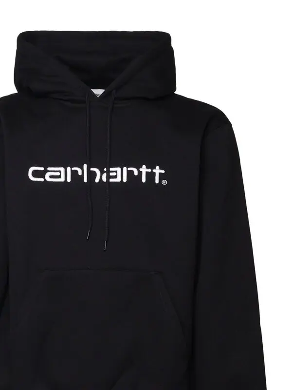 Carhartt Work In Progress Logo Cotton Hoodie