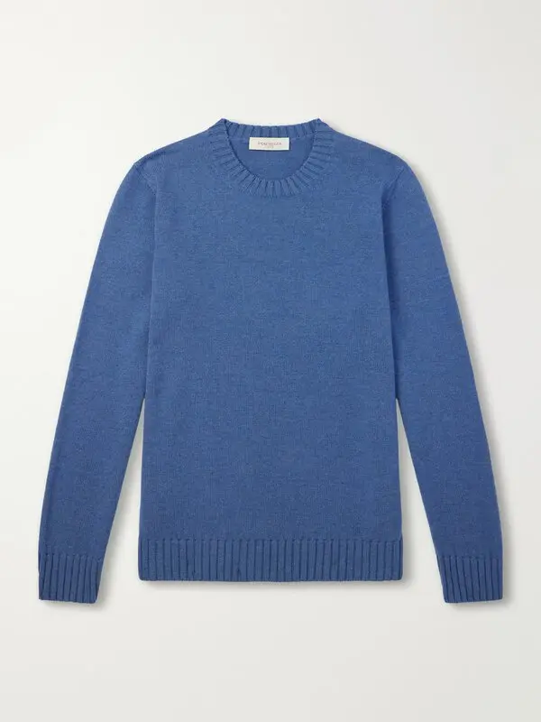 PIACENZA CASHMERE 1733 Virgin Wool Sweater - Blue