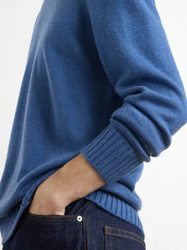 PIACENZA CASHMERE 1733 Virgin Wool Sweater - Blue