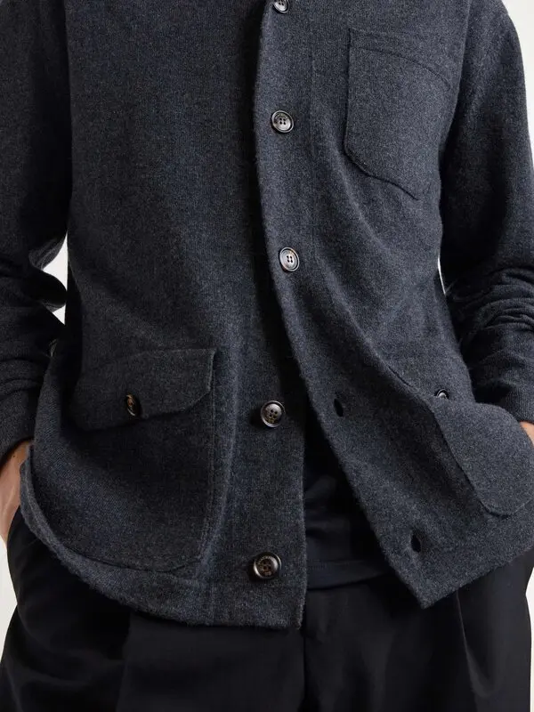 PIACENZA CASHMERE 1733 Cashmere Cardigan With Patch Pockets