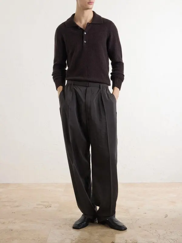 PIACENZA CASHMERE 1733 Cashmere And Silk-blend Polo Sweater