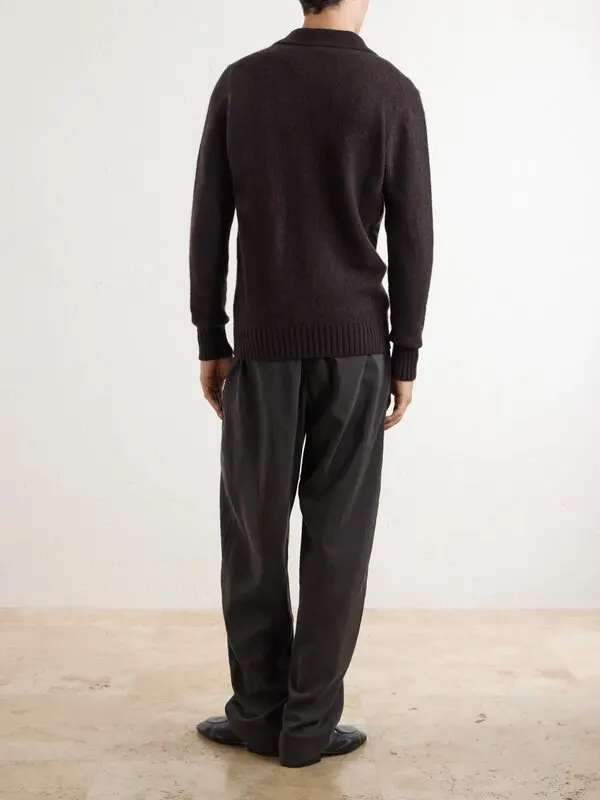 PIACENZA CASHMERE 1733 Cashmere And Silk-blend Polo Sweater