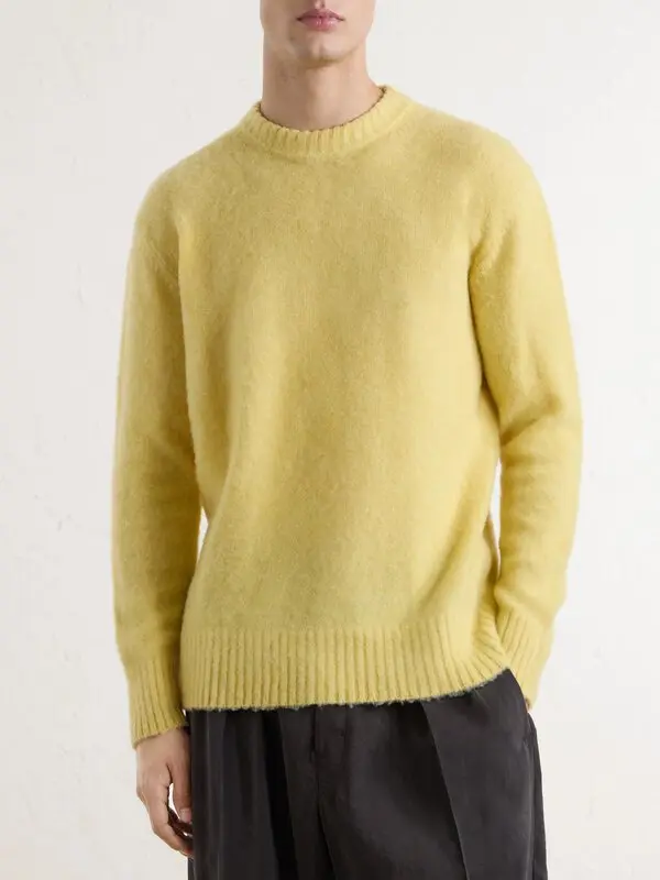 PIACENZA CASHMERE 1733 Virgin Wool Sweater - Yellow