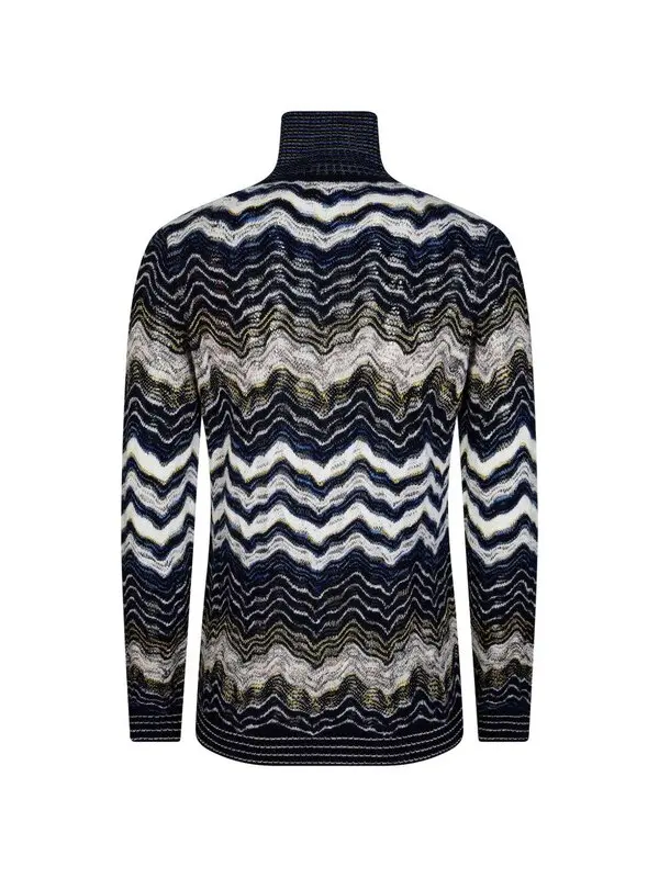 Missoni Zig Zag Motif Polo Shirt