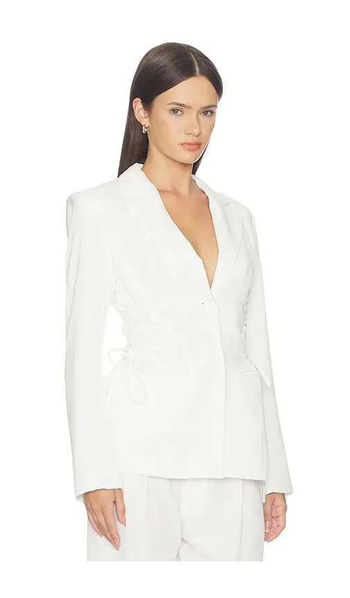 Superdown Jennifer Lace Up Blazer