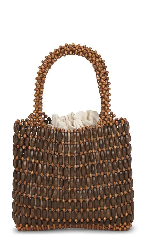 8 Other Reasons Beaded Top Handle Tote Bag