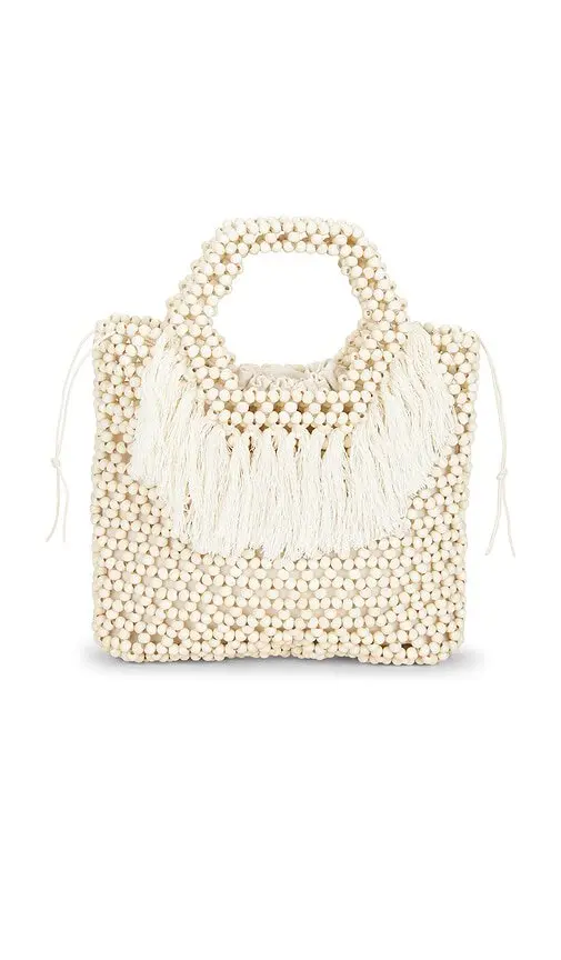 8 Other Reasons Beaded Wooden Tote Bag