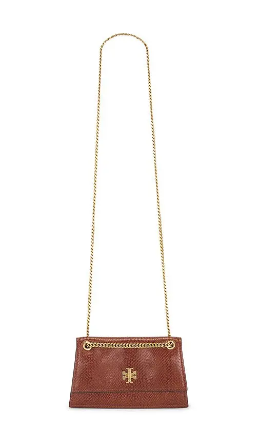 Tory Burch Kira Turnlock Embossed Snake Mini Shoulder Bag