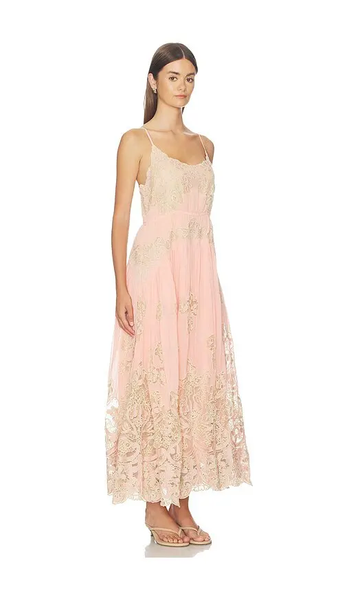 Sea Gracelyn Lace Embroidered Maxi Slip Dress