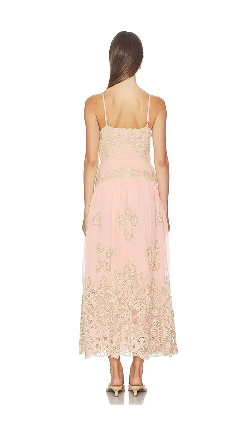Sea Gracelyn Lace Embroidered Maxi Slip Dress