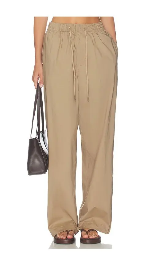 SKIMS Oversized Drawstring Pant - Desert