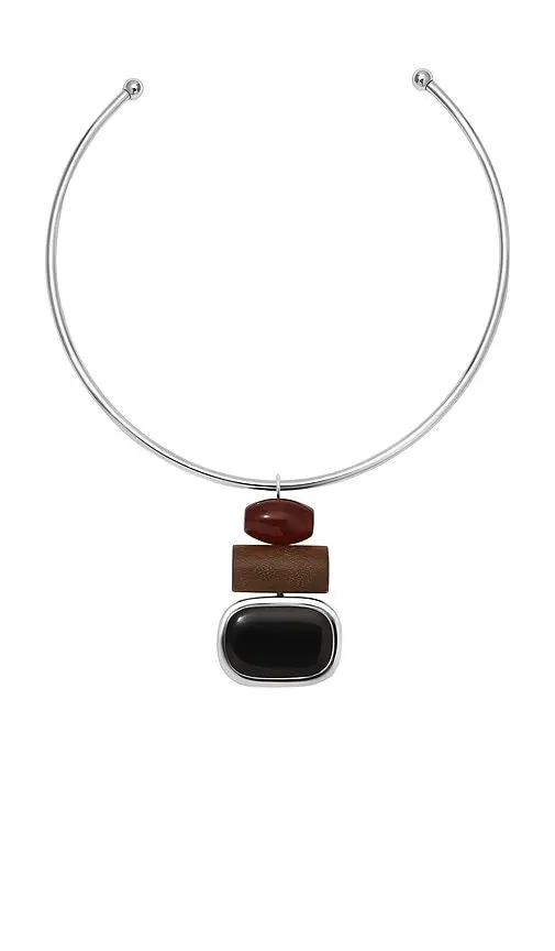 HEAVEN MAYHEM Santal Charm Necklace In Metallic
