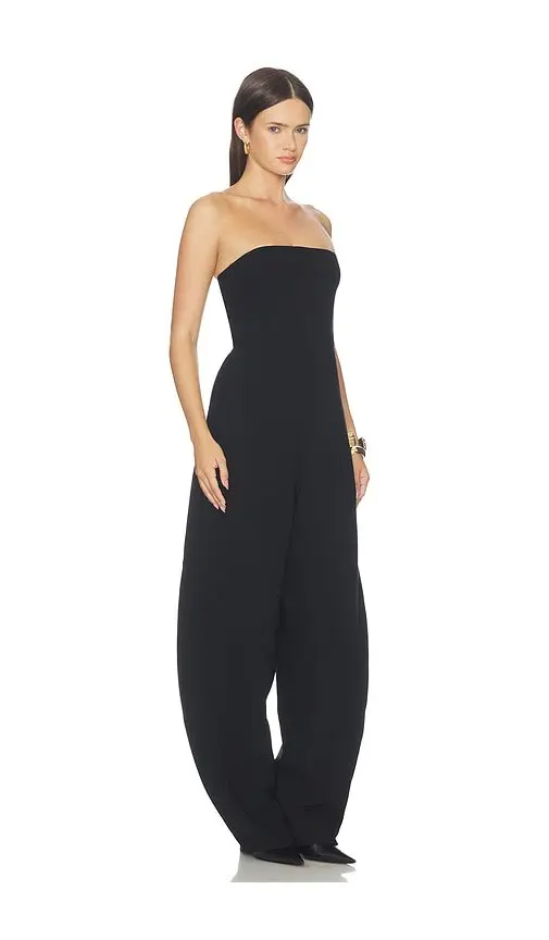 Misha Collection The Barrel Pantsuit Strapless Wide Leg Jumpsuit