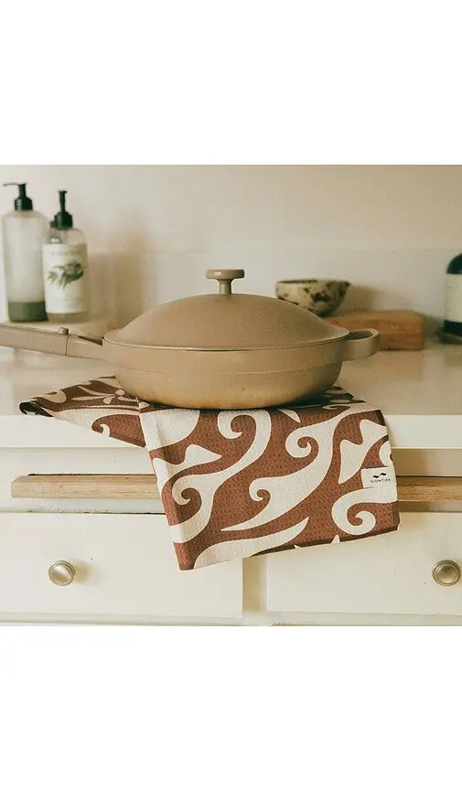 SLOWTIDE Bailey Kitchen Towel In Brown