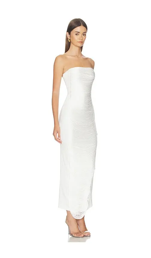 AMELIE TEJE Belarouse Strapless Maxi Dress