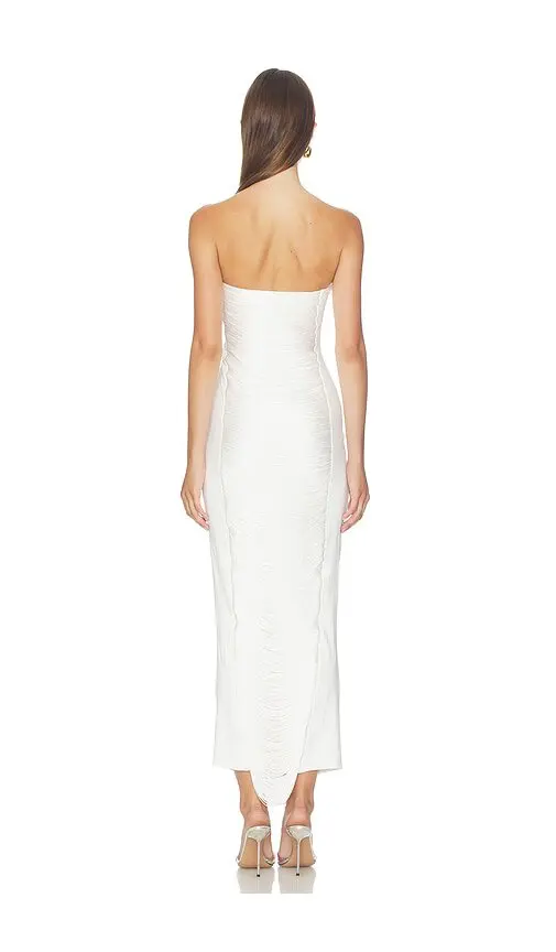 AMELIE TEJE Belarouse Strapless Maxi Dress