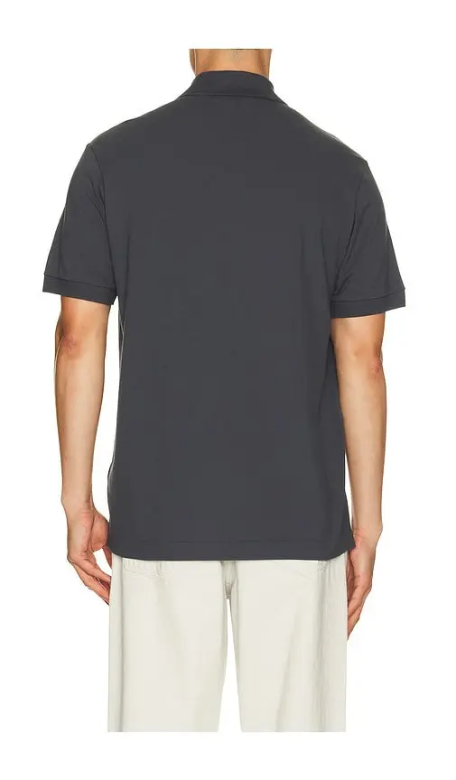 Lacoste Classic Fit Pique Polo In Grey