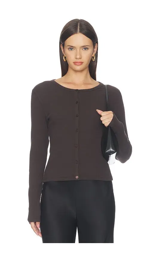 SAMSOE SAMSOE Saalexo Longsleeve Cardigan - Mulch