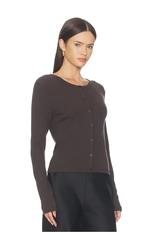 SAMSOE SAMSOE Saalexo Longsleeve Cardigan - Mulch