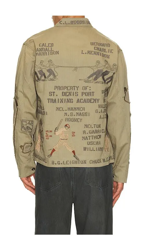 SAMUEL ZELIG Duffle Chore Jacket In Green