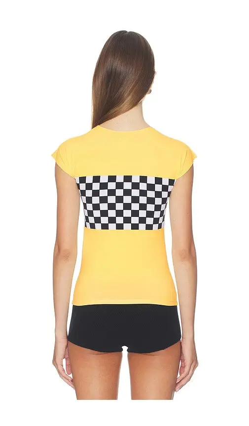 1XBLUE Taxi Graphic T-shirt