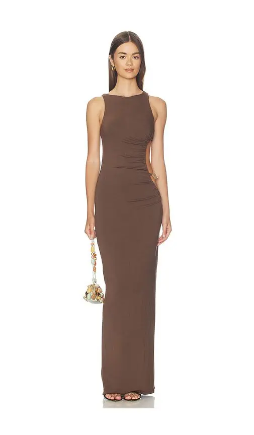 MORE TO COME Juna Cut Out Maxi Dress