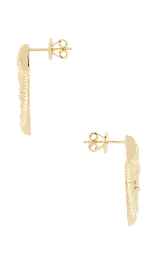 BRACHA Drift Earrings In Metallic