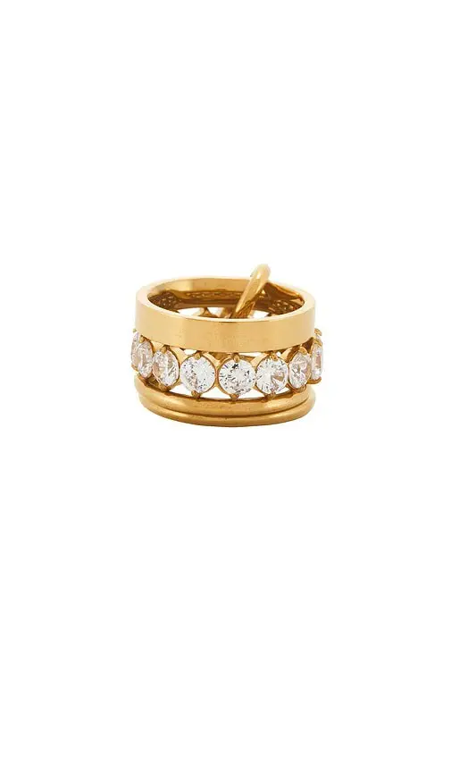 BRACHA Reggie Stacked Ring In Metallic