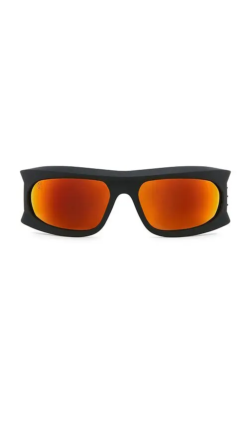 CHRISTIAN LOUBOUTIN Geometric Sunglasses In Black - Matte Black