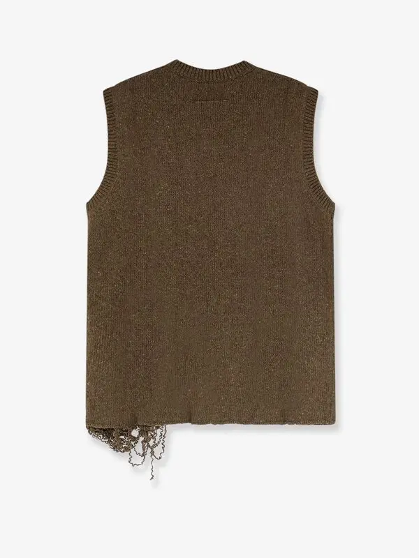 MAISON MARGIELA Wool Blend V-neck Vest