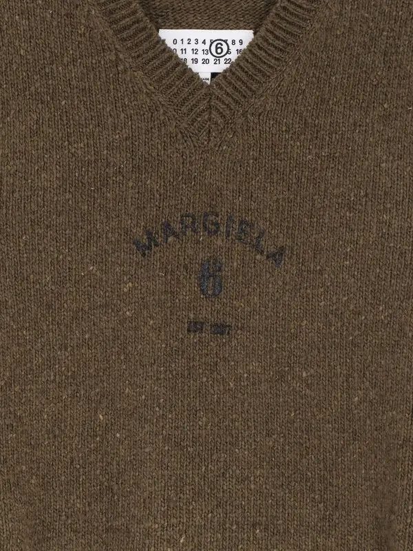 MAISON MARGIELA Wool Blend V-neck Vest