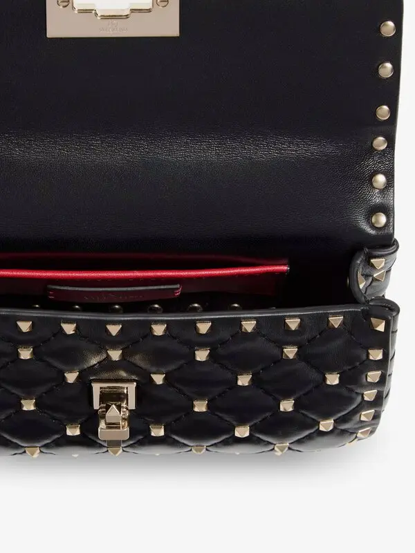 Valentino Garavani Rockstud Spike Leather Shoulder Bag